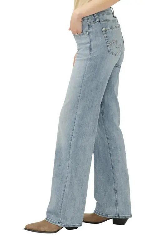 SILVER JEANS CO. Elyse Baggy Straight Leg Jeans