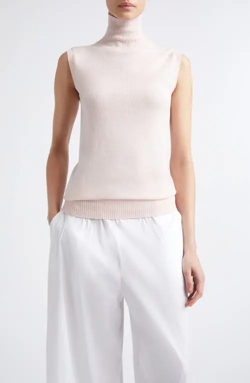 Sportmax Eschimo Sleeveless Wool Turtleneck Sweater - Pink