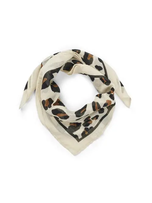 MASAI COPENHAGEN Featherlight Striped Scarf - Fog