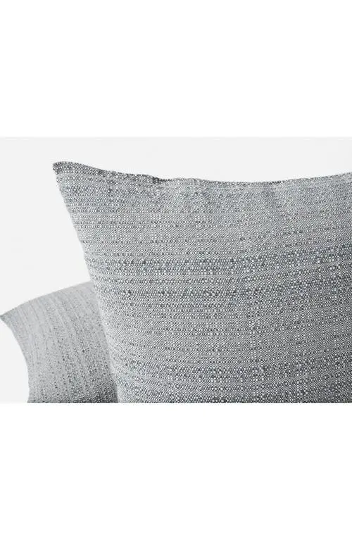 COYUCHI Lido Organic Cotton Accent Pillow Cover - Undyed/gulf