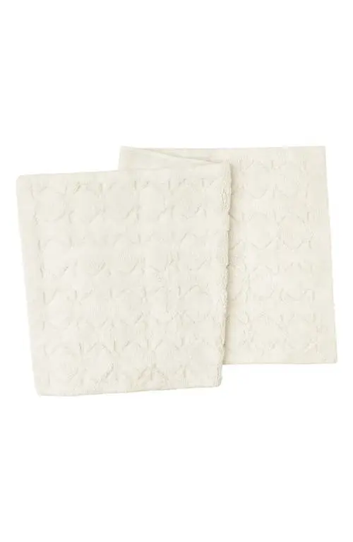 COYUCHI Diamond Shag Organic Cotton - Undyed