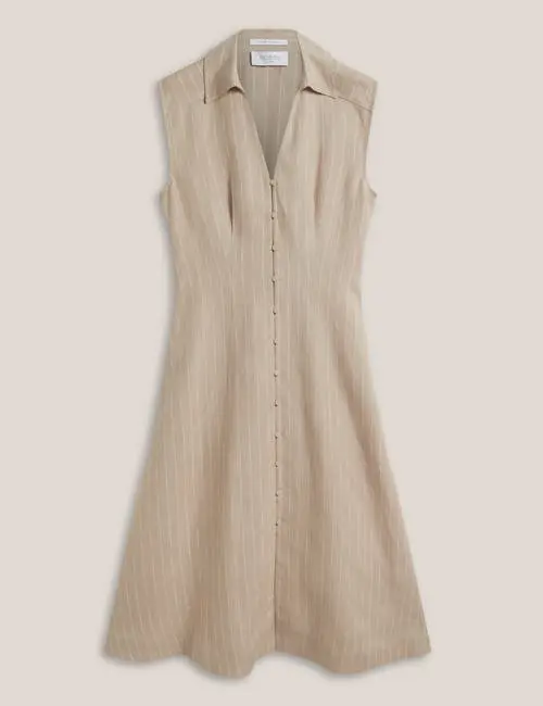HOBBS LONDON Charlize Button-front Midi Dress