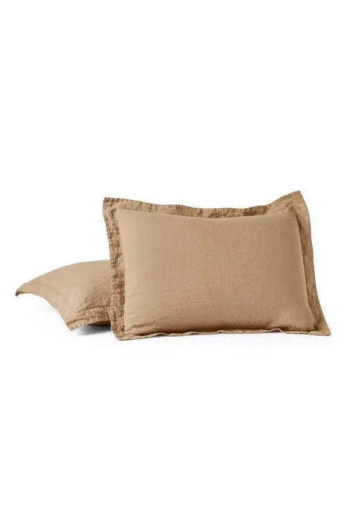 COYUCHI Relaxed Organic Linen Pillow Sham - Doe