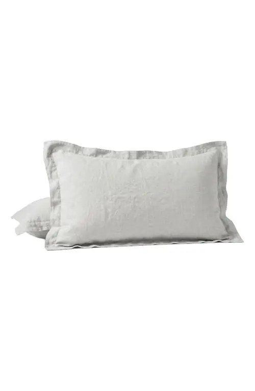 COYUCHI Relaxed Organic Linen Pillow Sham - Fog