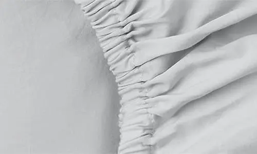 COYUCHI Cloud Soft Organic Cotton Sateen Fitted Sheet