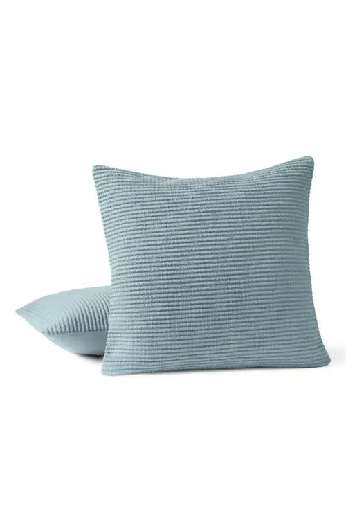 COYUCHI Marshall Organic Cotton Pillow Cover - Tidal
