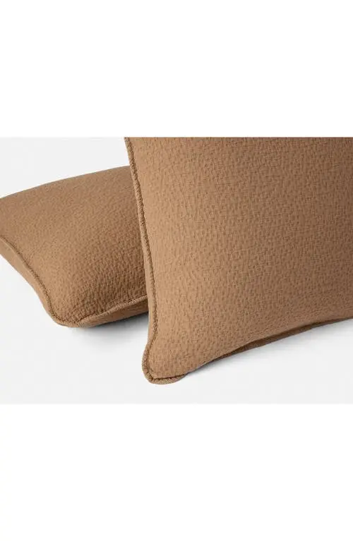 COYUCHI Cascade Organic Cotton Matelassé Sham
