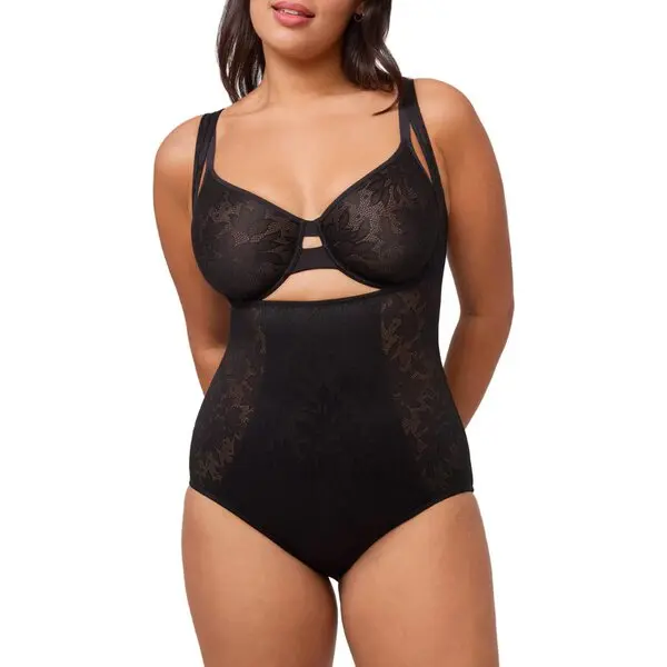 MONTELLE INTIMATES Contour Smoothing Bodysuit - Black