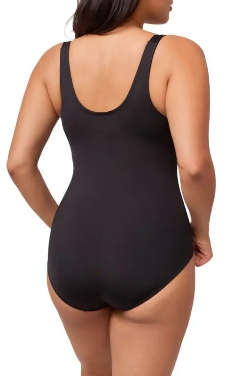 MONTELLE INTIMATES Contour Smoothing Bodysuit - Black
