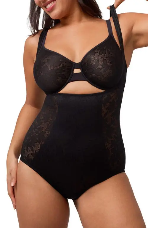 MONTELLE INTIMATES Contour Smoothing Bodysuit - Black