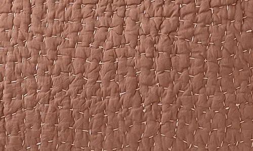 COYUCHI Pebbled Organic Cotton Pillow Sham - Praline