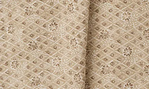 COYUCHI Coral Bell Print Table Runner - Chestnut