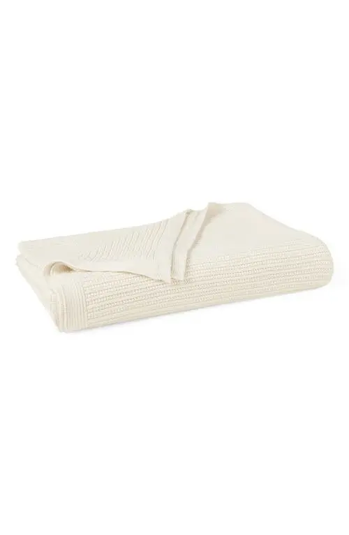 COYUCHI Linea Organic Cotton Knit Blanket - Undyed