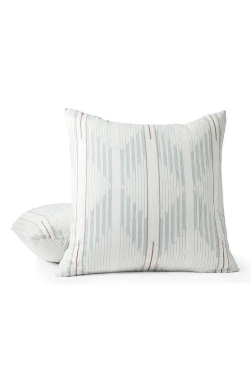 COYUCHI Morelia Jacquard Organic Cotton Accent Pillow Cover - Wave