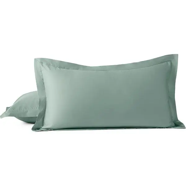 COYUCHI Cloud Soft Organic Cotton Sateen Pillow Sham - Sage