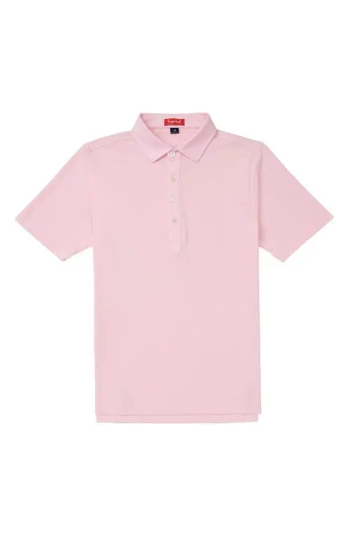 SUGARLOAF SOCIAL CLUB Solid Piqué Performance Golf Polo
