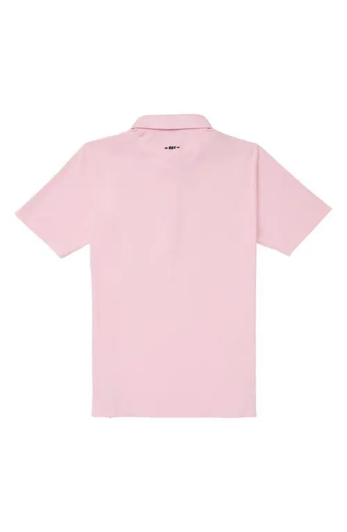 SUGARLOAF SOCIAL CLUB Solid Piqué Performance Golf Polo