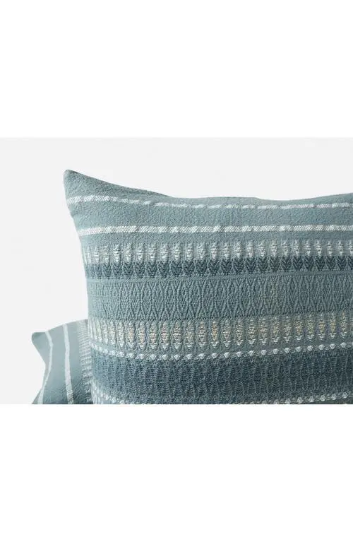 COYUCHI Lost Coast Organic Cotton Throw Pillow Cover