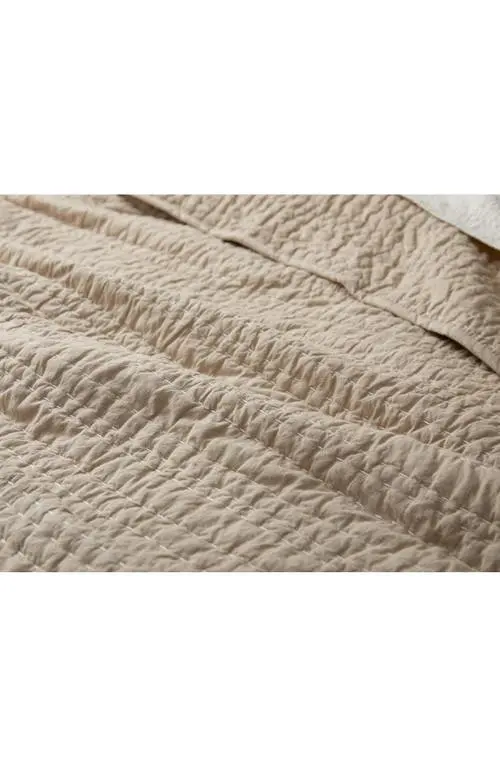 COYUCHI Channel Hand Stitched Organic Cotton Blanket