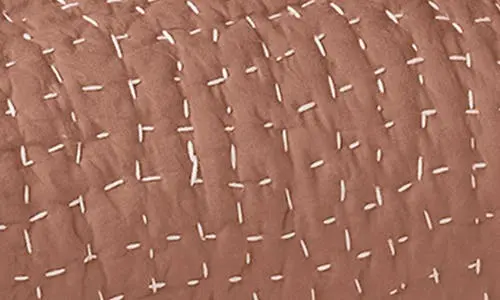 COYUCHI Pebbled Handstitched Organic Cotton Quilt