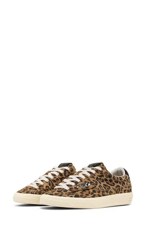 AUTRY Windscape Low Leather Sneaker - Leopard