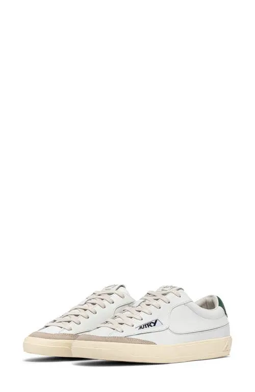 AUTRY Windscape Low Leather Sneaker - White/amazon