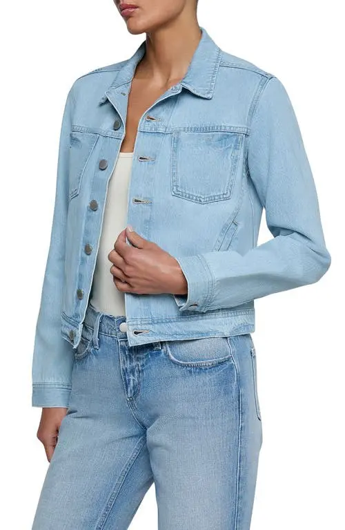 L'Agence Celine Denim Trucker Jacket