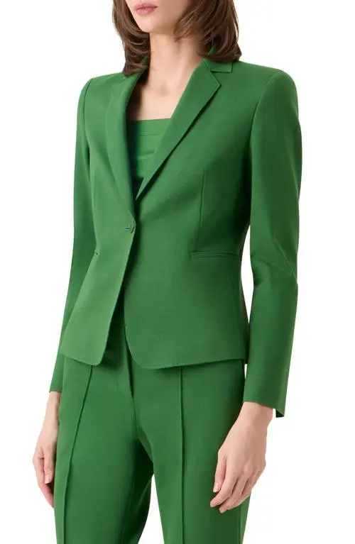 Akris Fitted Signature Jersey Blazer