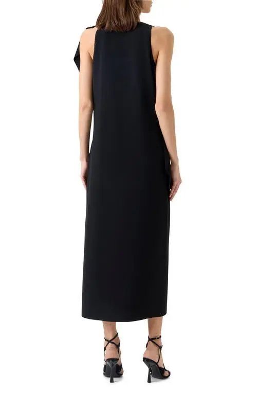 Akris Papercut Flower Laser Cut Crepe Dress