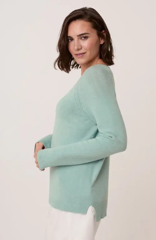 CELTIC & CO. Roll Edge Crew Neck Jumper - Skylight