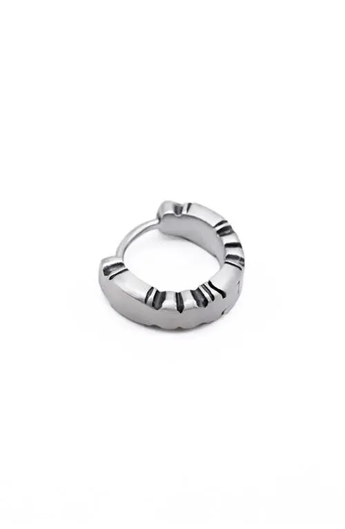 SERGE DENIMES Single Armour Hoop Earring