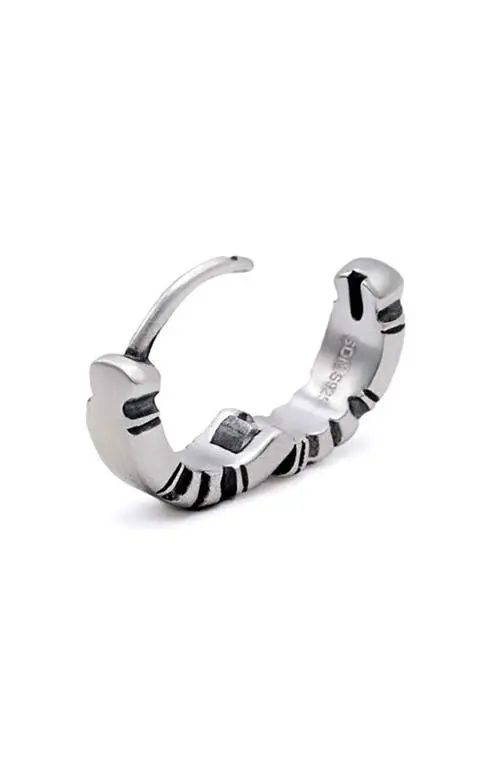 SERGE DENIMES Single Armour Hoop Earring