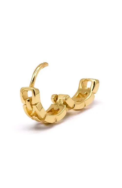 SERGE DENIMES Bond Single Hoop Earring - Gold