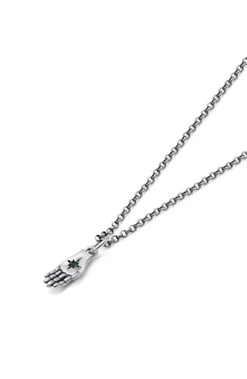 SERGE DENIMES Oracle Hand Pendant Necklace