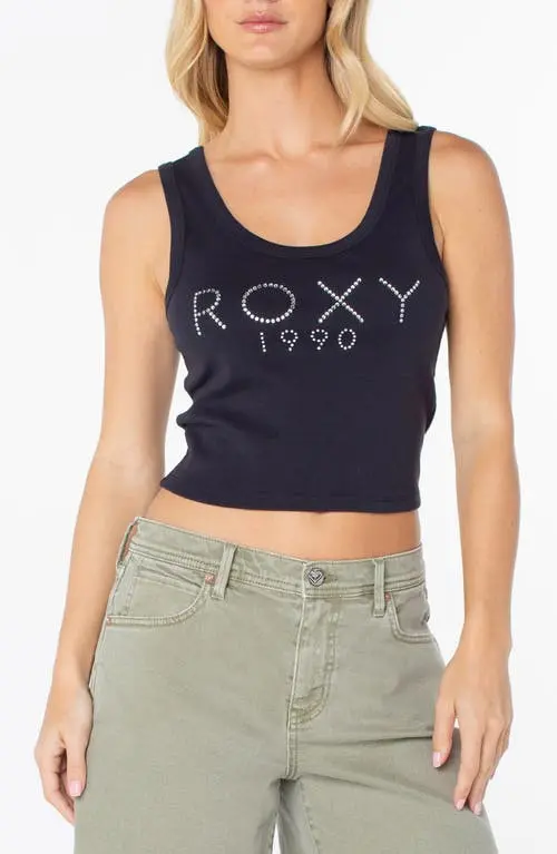 Roxy Shine Bright Rib Tank - Phantom