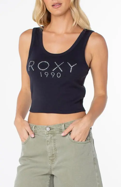 Roxy Shine Bright Rib Tank - Phantom