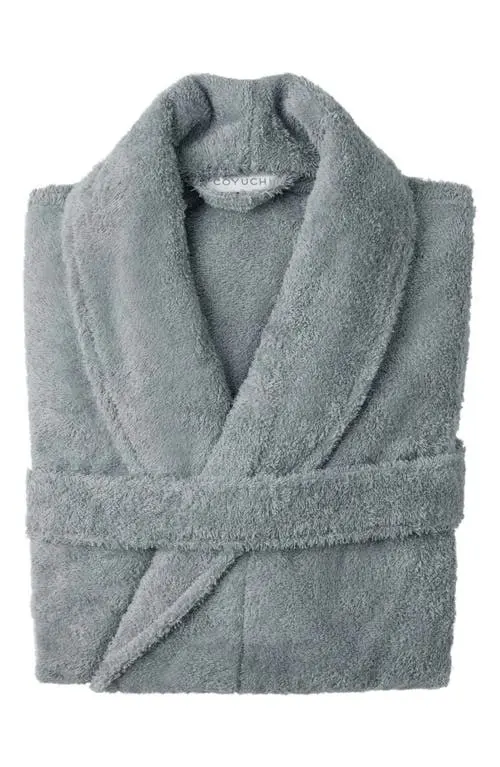 COYUCHI Cloud Loom Organic Cotton Robe - Fossil