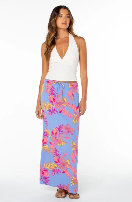 Roxy Iyla Floral Drawstring Maxi Skirt