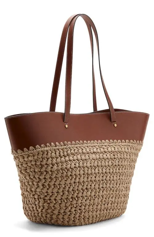 Mango Paros Straw Tote