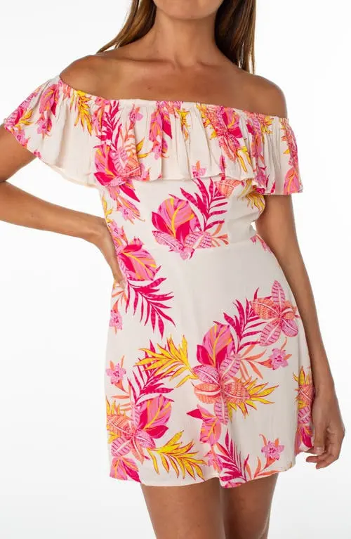 Roxy Clear Sky Off The Shoulder Mini Sundress