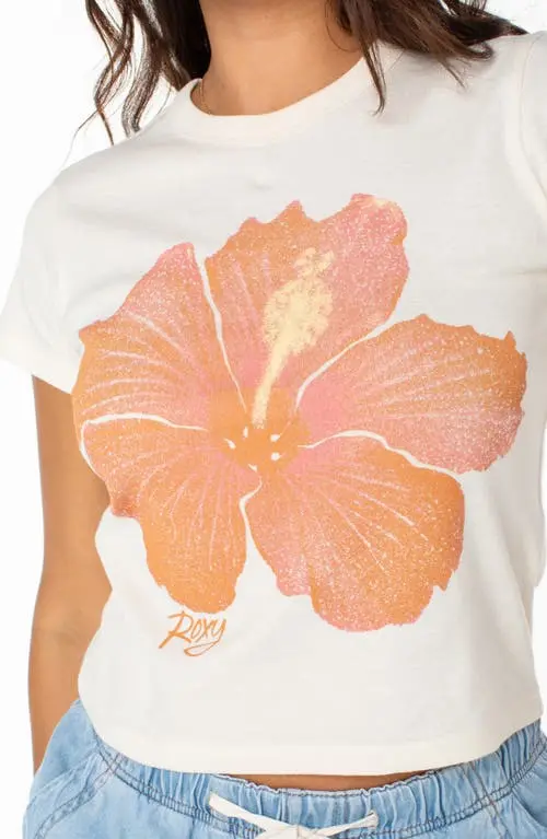 Roxy Hibiscus Spray Graphic Baby Tee