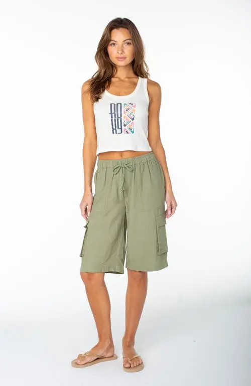 Roxy Oceanview Crop Rib Tank