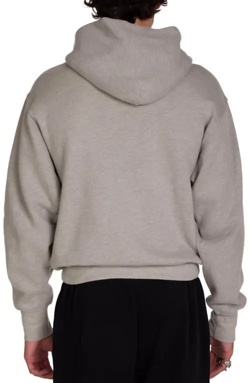 LES TIEN Heavyweight Cropped Zip Hoodie