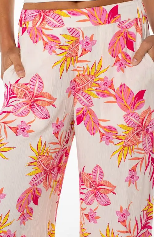 Roxy Midnight Avenue Floral Wide Leg Pants
