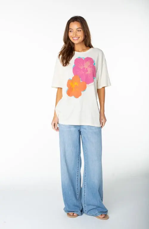 Roxy Oversized Cotton Graphic T-shirt