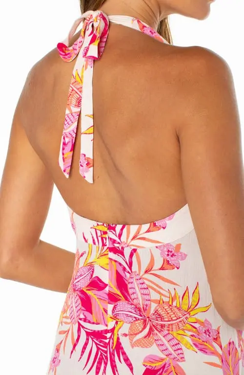 Roxy Beach Day Floral Halter Maxi Dress