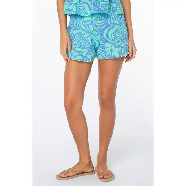Roxy Midnight Avenue Floral Printed Shorts - Cornflower
