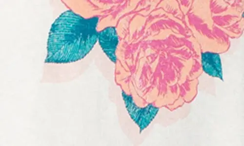 Roxy Rose Heart Crop Graphic T-shirt