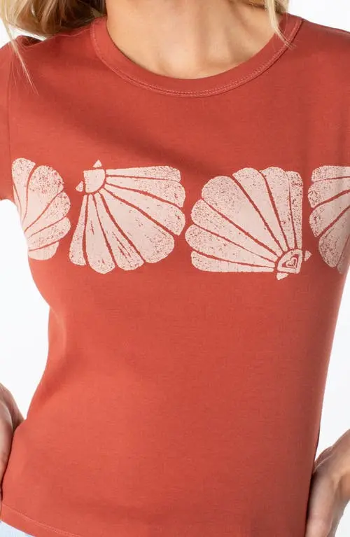 Roxy Shell Graphic Baby Tee