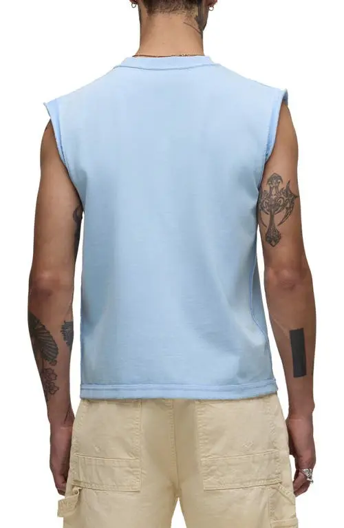 Hudson Jeans Leo Cut Off Logo Graphic T-shirt
